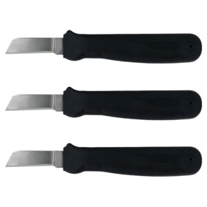 jameson 32-24e-3pk cable splicers knife, 6-1/4 in., ergonomic handle, 3-pack