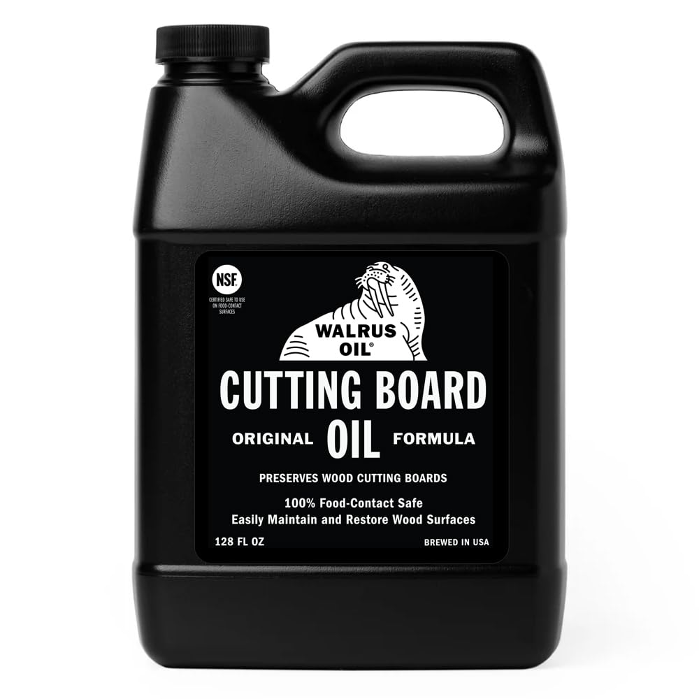 WALRUS OIL - Cutting Board Oil and Wood Butcher Block Oil, 128 oz / 1 gallon Jug