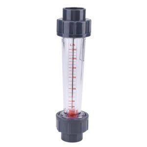 small water flow meters 300-3000l/h plastic tube water rotameter lzs-25 liquid flow meter flowmeter float double female connector for dn 25 tube ﻿