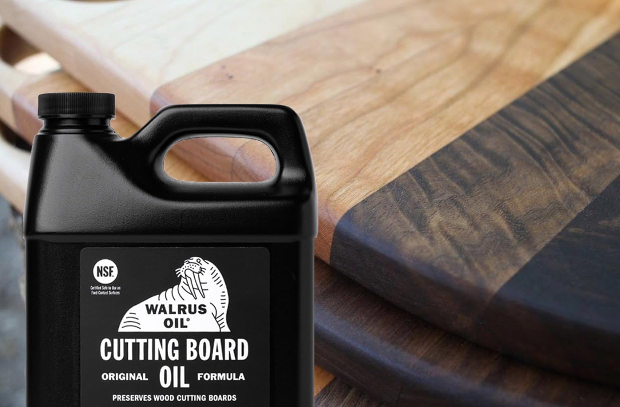 WALRUS OIL - Cutting Board Oil and Wood Butcher Block Oil, 128 oz / 1 gallon Jug