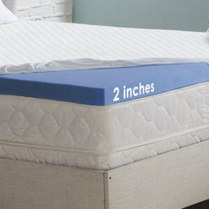 Serta 2" Lasting Dream Gel-Infused Memory Foam Mattress Topper, Full