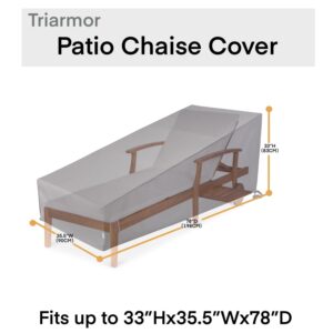 Triarmor 78 Inches Patio Chaise Lounge Cover Waterproof Outdoor Lounge Chair Cover