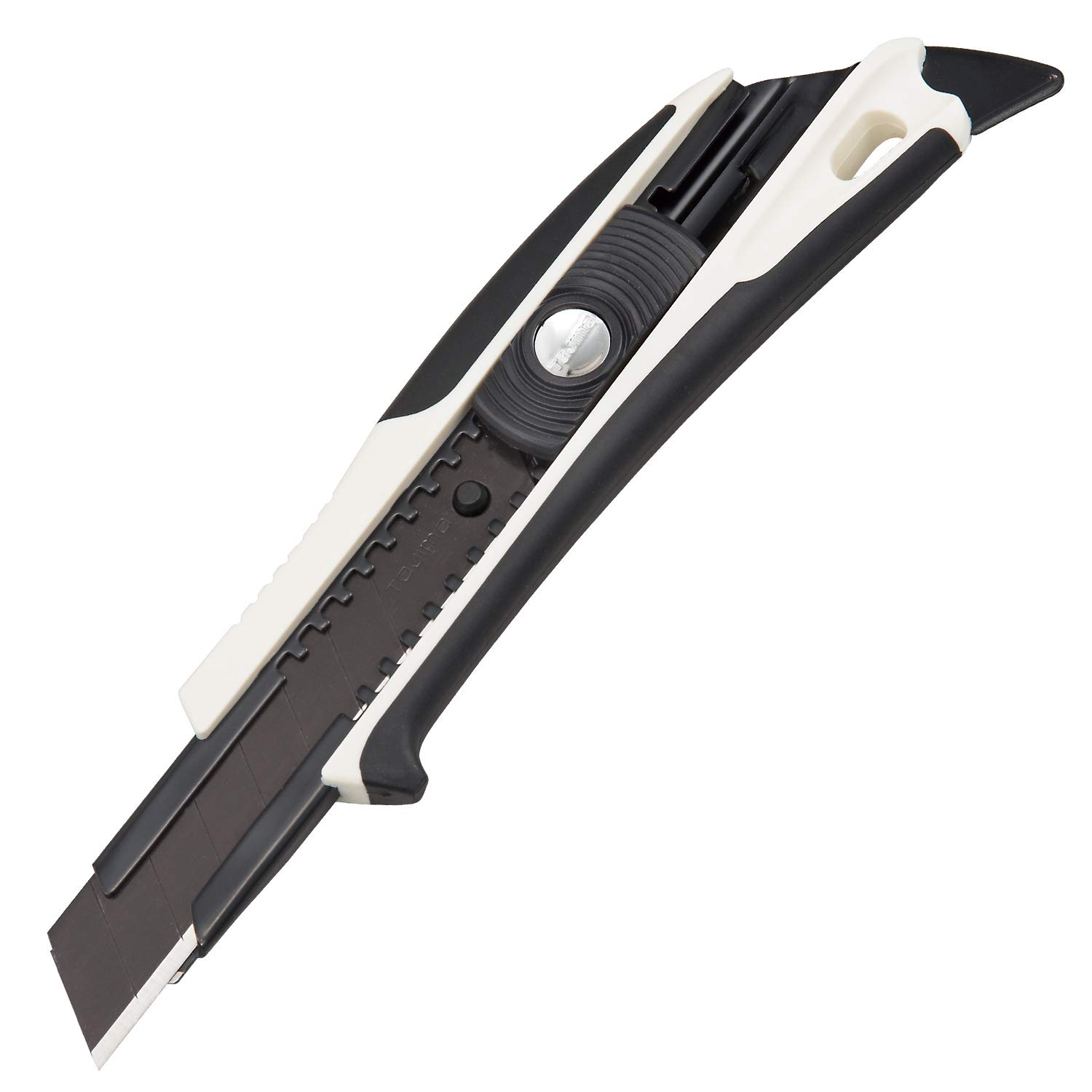 TAJIMA Utility Knife - 3/4" 7-Point Premium Cutter Series Snap Blade Box Cutter with Auto Lock & Razar Black Blade - DFC560N