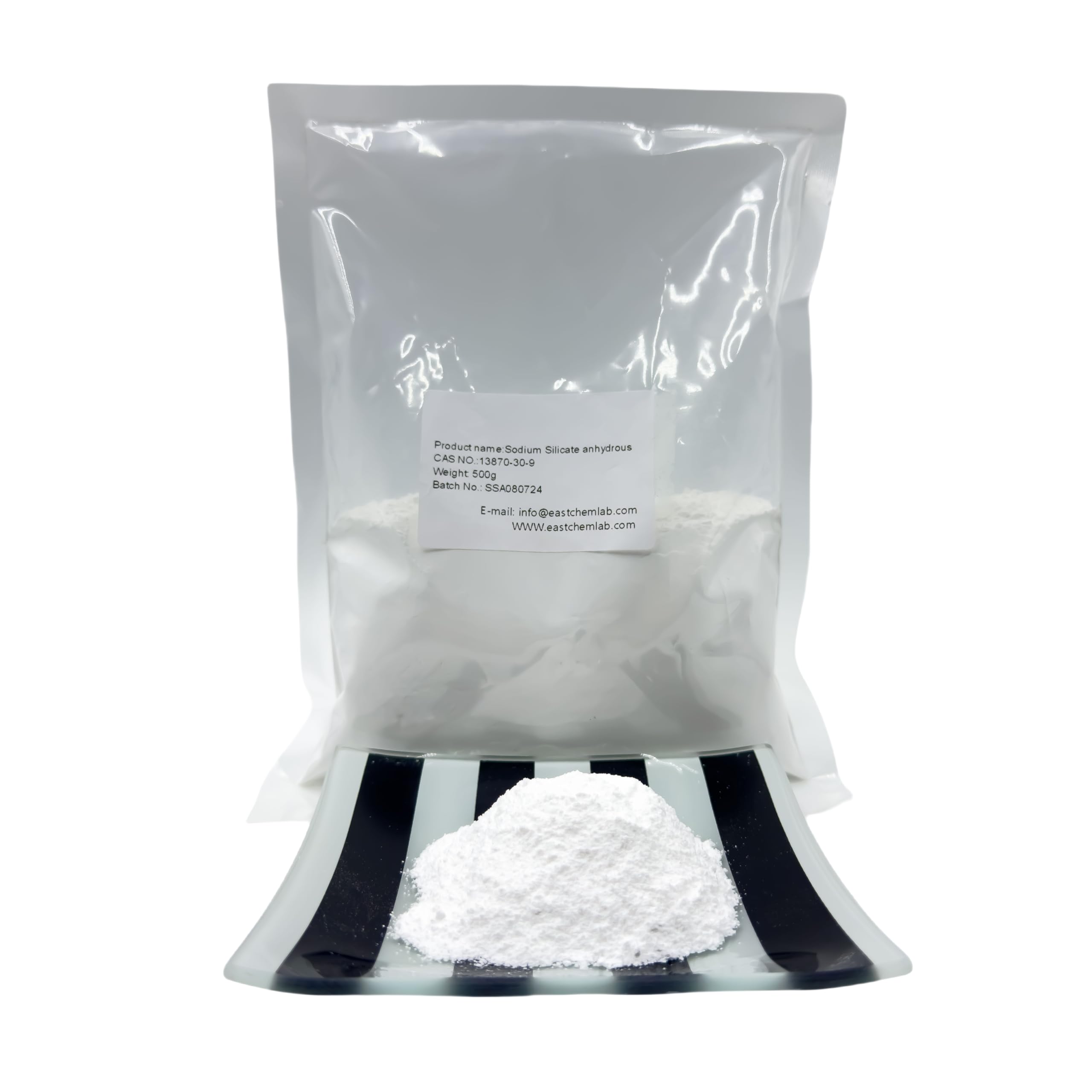 Eastchem Sodium Silicate anhydrous,CAS NO.:13870-30-9,(500g)