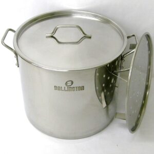 40 QT Quart 10 Gallon Stainless Steel Stock Tamale Steamer Pot Beer Brew Kettle