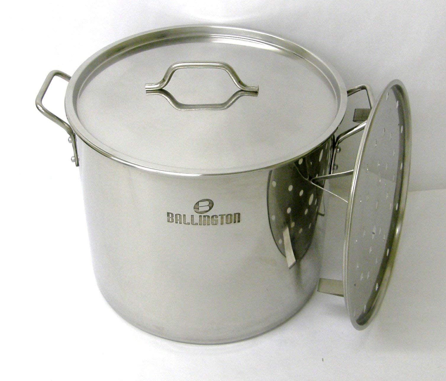 40 QT Quart 10 Gallon Stainless Steel Stock Tamale Steamer Pot Beer Brew Kettle