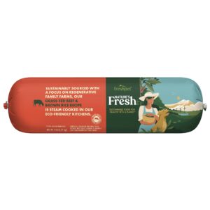 freshpet beef garden vegetables grains 5lb dog food, 80 oz