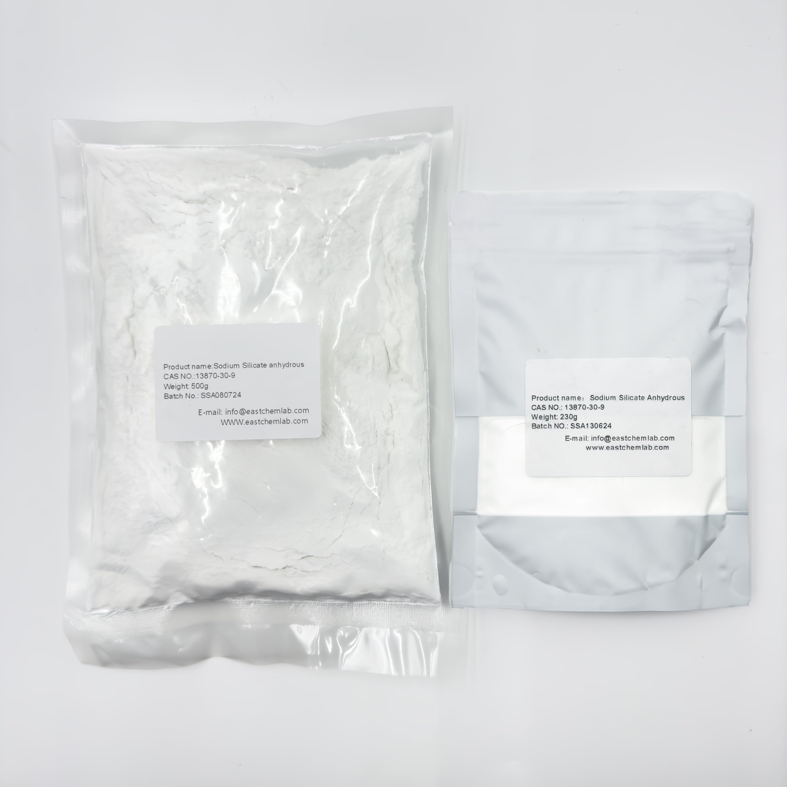 Eastchem Sodium Silicate anhydrous,CAS NO.:13870-30-9,(500g)