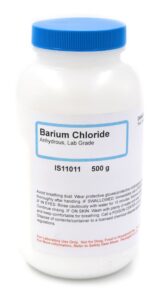 aldon innovating science barium chloride, anhydrous, 500g – laboratory grade – excellent for chemistry & biochemistry experiments - the curated chemical collection