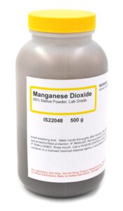 aldon innovating science lab-grade manganese dioxide powder, 500g - the curated chemical collection