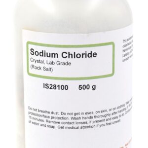 ALDON Innovating Science Lab-Grade Sodium Chloride Crystals, 500g - The Curated Chemical Collection