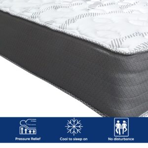 Mattress Solution 14-Inch Firm Double sided Tight Top Innerspring Mattress, Full XL, Mink