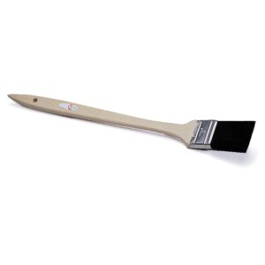 redtree 10023 radiator professional bent wood handle paint brush - 1-1/2", black