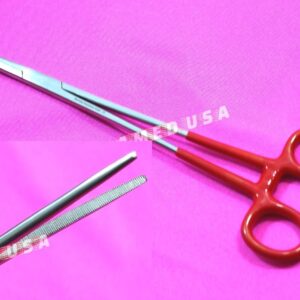 1 German Grade 10" Hemostat Forceps LOCKING CLAMP STRAIGHT Jaw Instruments-(CYNAMED BRAND)