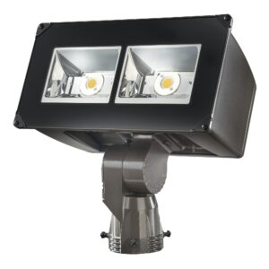 lumark nffld-c40-s night falcon 128w carbon outdoor integrated led area light with slipfitter mounting, bronze