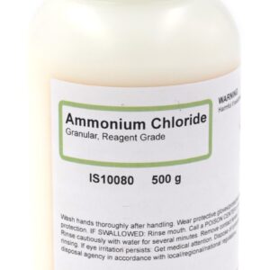 ALDON Innovating Science Ammonium Chloride, Granular, 500g - Reagent Grade - Excellent for Chemistry or Biochemistry Experiments - The Curated Chemical Collection