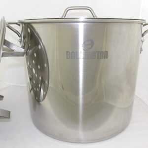 40 QT Quart 10 Gallon Stainless Steel Stock Tamale Steamer Pot Beer Brew Kettle