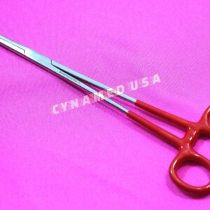 1 German Grade 10" Hemostat Forceps LOCKING CLAMP STRAIGHT Jaw Instruments-(CYNAMED BRAND)