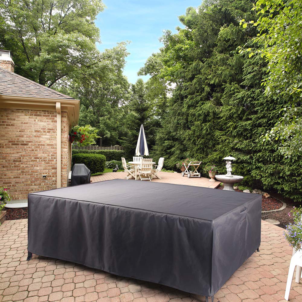 Triarmor 128 Inches Patio Furniture Cover Waterproof Outdoor Furniture Set Cover