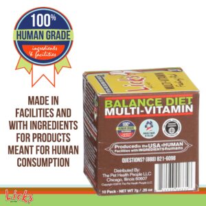 Licks Dog Multi-Vitamin Supplements - 10-use