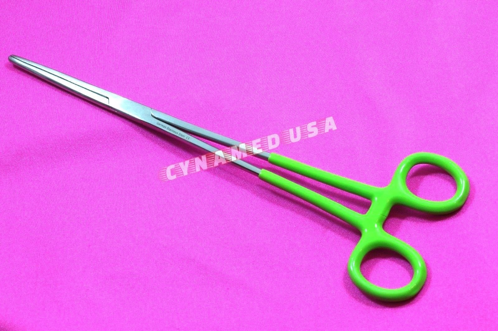 German Stainless Straight Forceps, Hemostat Forceps clamp 10" (Cynamed Brand) … … …