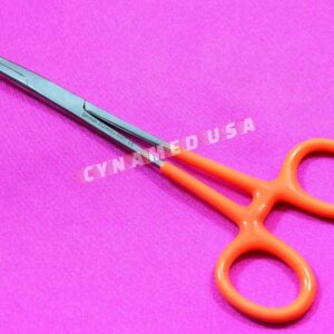 German Stainless Curved Forceps, Hemostat Forceps clamp 6.25" (Cynamed Brand) … …