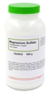 aldon innovating science magnesium sulfate crystals, 7-hydrate, 500g - laboratory grade - excellent for mixing magnesium solutions - the curated chemical collection