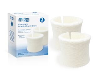 fette filter - maf2 humidifier wicking filter compatible with air-care essick air moist air ma0800 ma08000 ma0600 ma0601& kenmore 32-15508 15408 154080 (pack of 2)