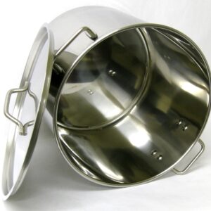 40 QT Quart 10 Gallon Stainless Steel Stock Tamale Steamer Pot Beer Brew Kettle