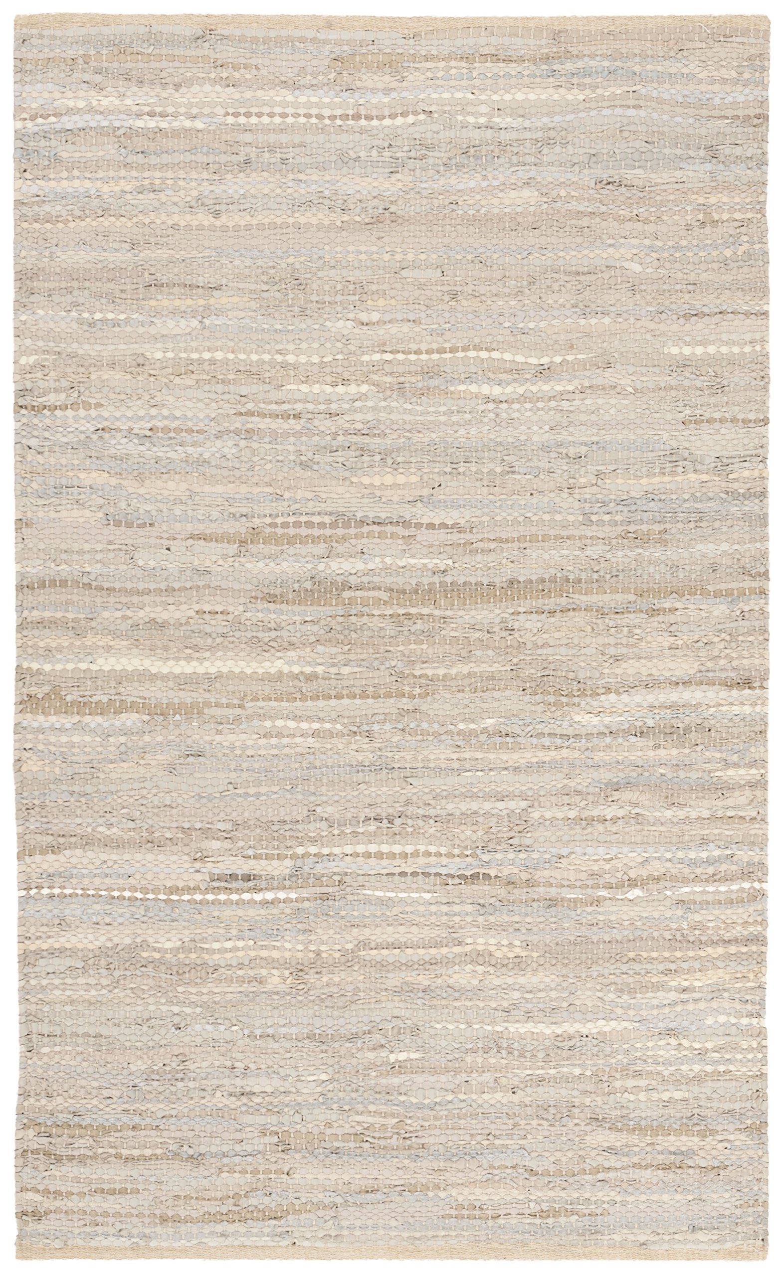 SAFAVIEH Vintage Leather Collection Accent Rug - 2'3" x 4', Beige, Handmade Leather, Ideal for High Traffic Areas in Entryway, Living Room, Bedroom (VTL105B)