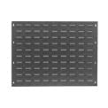 Global Industrial Steel Louvered Wall Panel Without Bins, 27x21 - Lot of 2