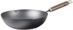 yoshikawa fry pan, 11 in, black