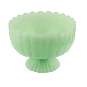 tablecraft hj453 sundae dish, 4.5" x 4.5" x 3.25", green