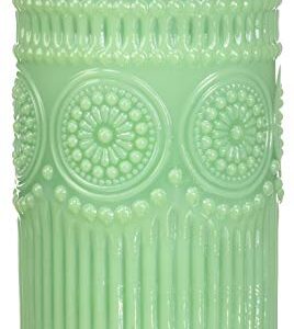 Tablecraft Sugar Shaker with Stainless Steel Top, 3.0625" x 5.75", Green