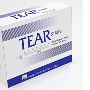 100 Diagnostic Schirmer Tear Strips Graduated Strips Individually Packed