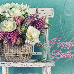 Fragrant Bouquets - Birthday Greeting Cards - NIV Scripture - (Box of 12)