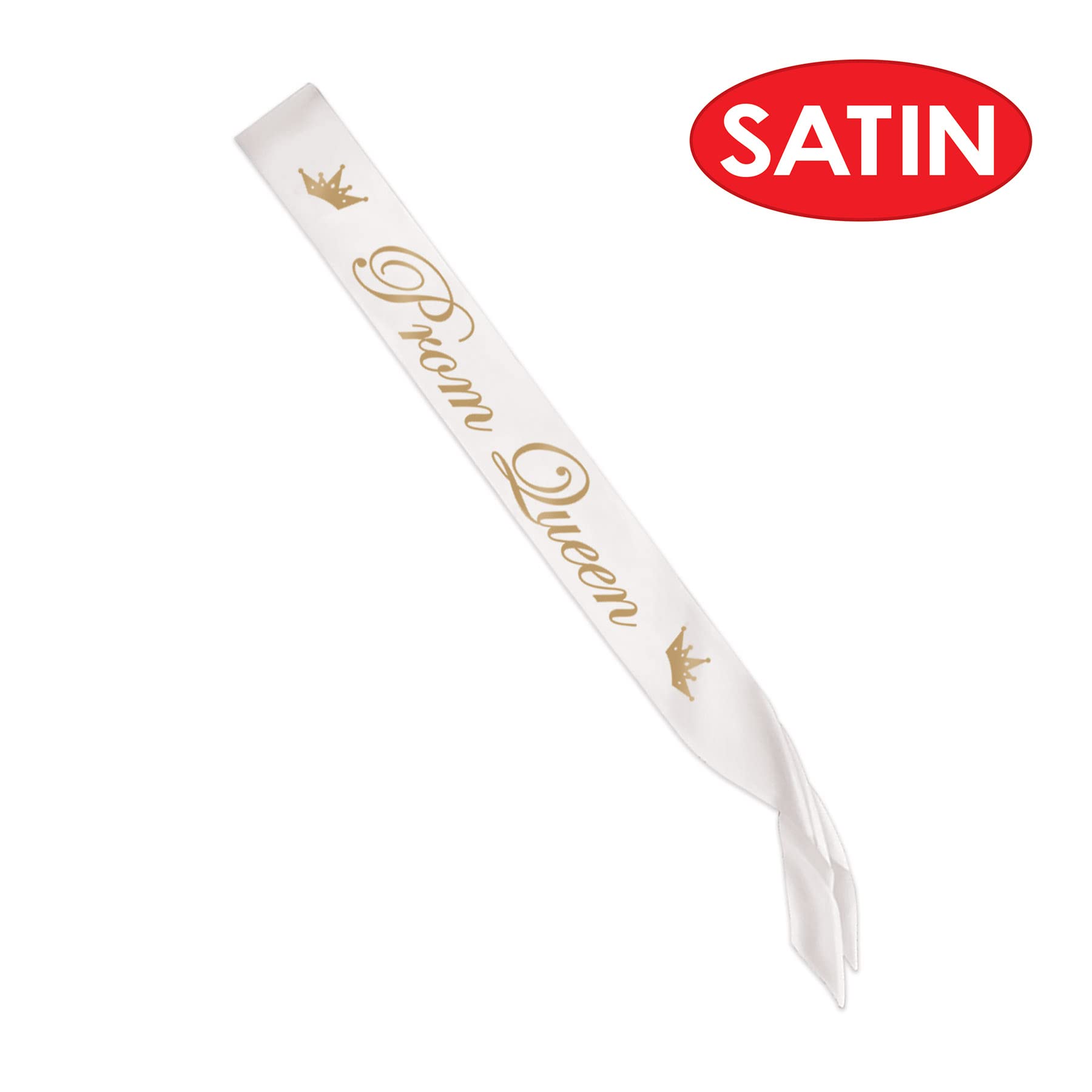 Prom Queen Satin Sash Pack of 2