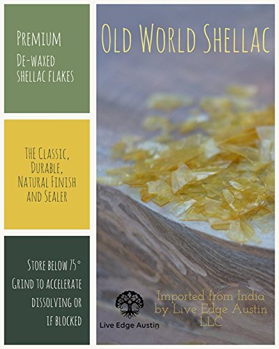 De-Waxed Super Blonde Shellac Flakes 1 lb. (16 oz.)