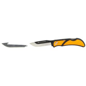 outdoor edge cutlery corp wild-bone set, orange