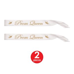 Prom Queen Satin Sash Pack of 2