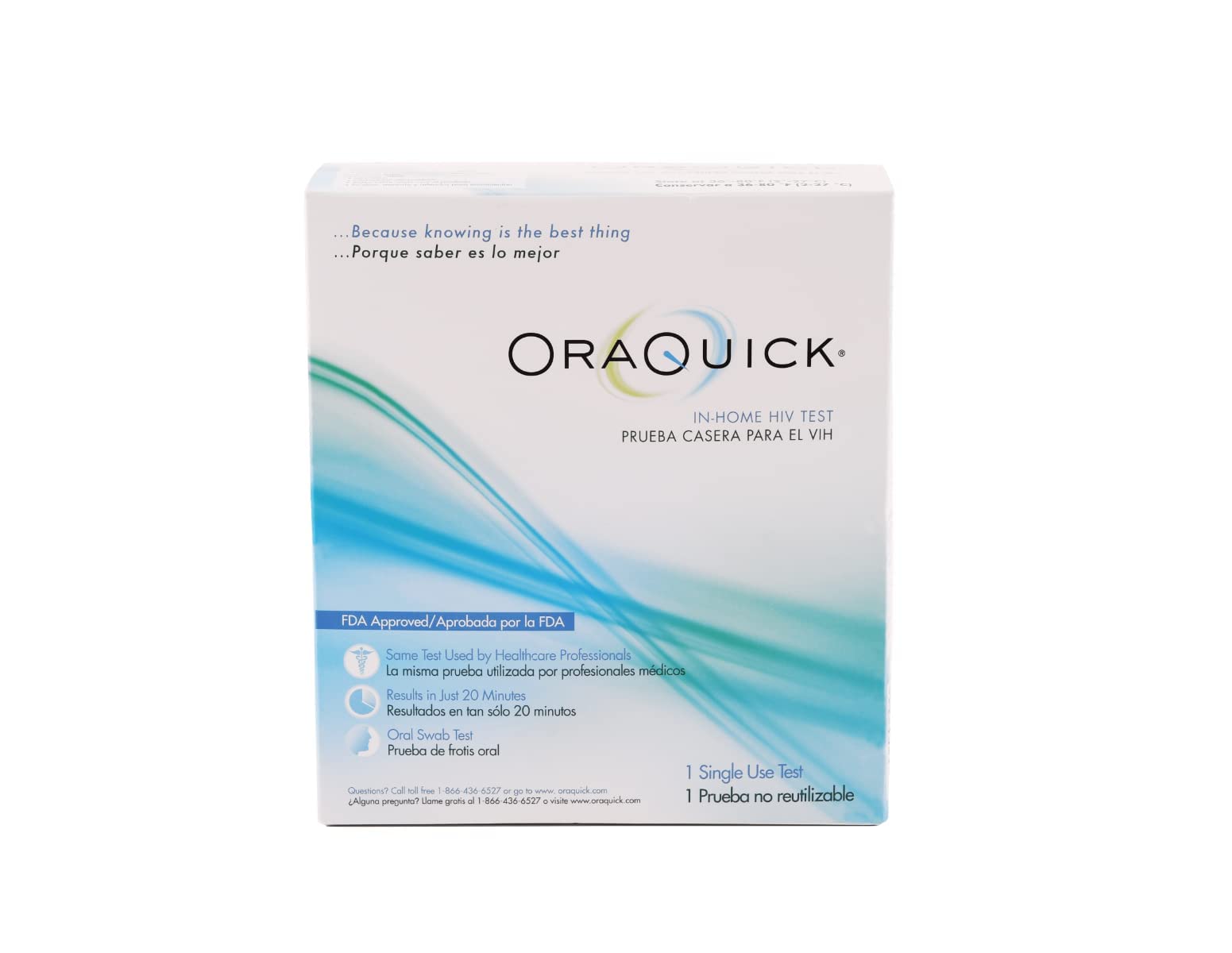 OraQuick In-Home HIV Test Kit - 1 Each, Pack of 5