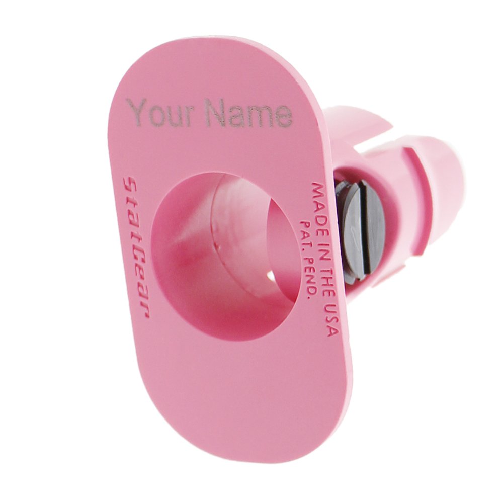 StatGear Stethoscope Tape Holder - Personalized Medical Items for Nurses, Paramedics, EMT, EMS - Pink