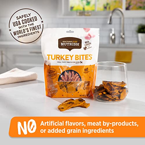 Rachael Ray Nutrish Turkey Bites Turkey Recipe With Hickory Smoke Bacon Flavor Dog Treats, 12 oz. Pouch