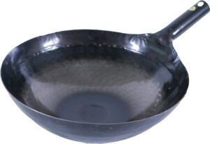 カンダ(kanda) yamada kogyosho 001043 one-handed wok, 13.0 inches (33 cm), plate thickness: 0.06 inches (1.6 mm), commercial use, integrated iron pot, one-handed wok