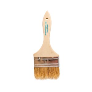 Pro Grade - Chip Paint Brushes - 12 Ea 3 Inch Chip Paint Brush Light Brown