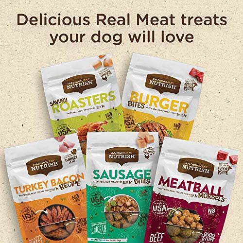 Rachael Ray Nutrish Turkey Bites Turkey Recipe With Hickory Smoke Bacon Flavor Dog Treats, 12 oz. Pouch