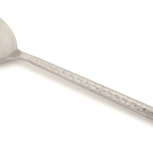 Carlisle FoodService Products 60200 Hammered Stainless Steel Solid Serving Spoon, 12