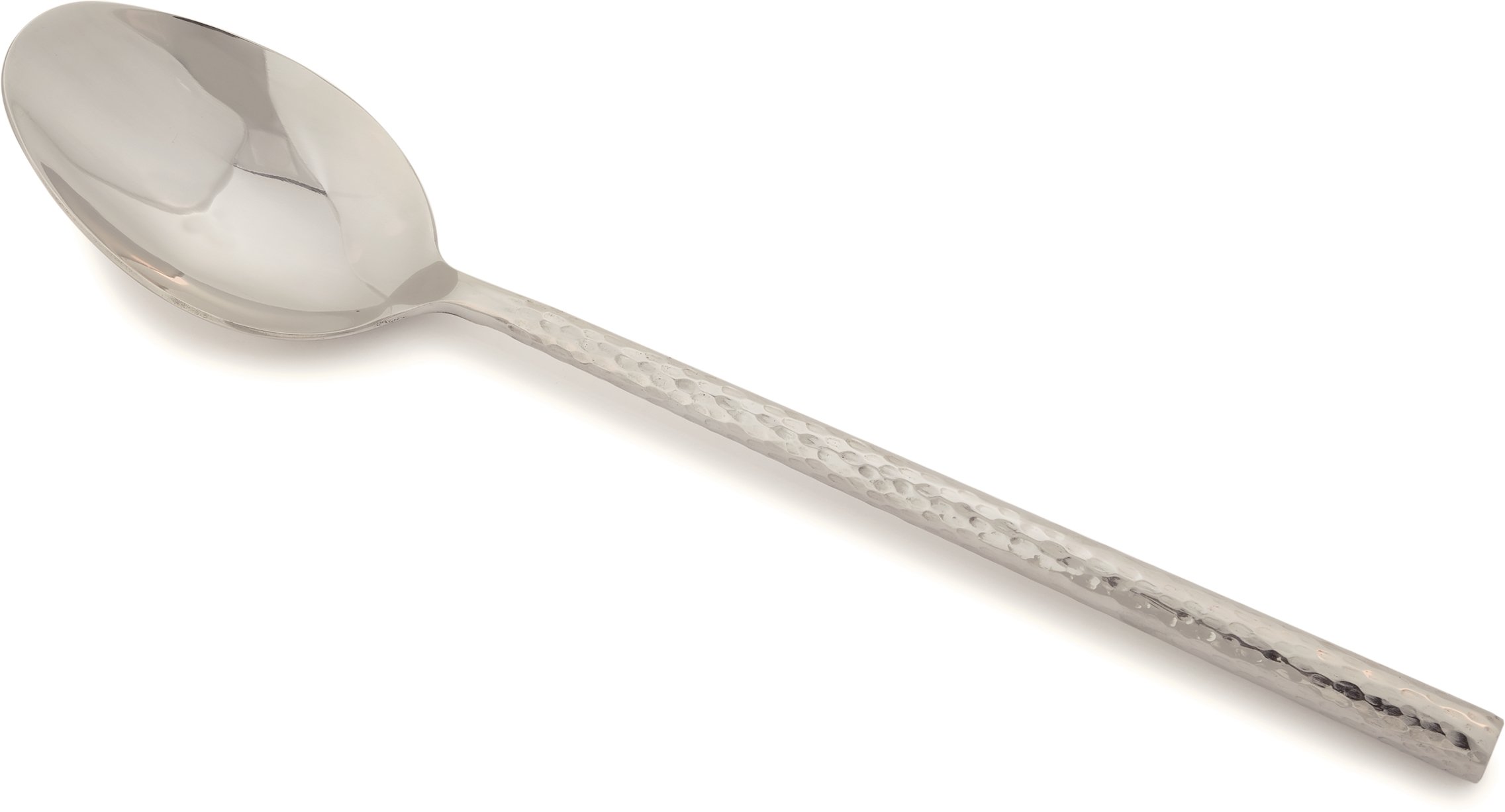 Carlisle FoodService Products 60200 Hammered Stainless Steel Solid Serving Spoon, 12