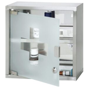 lockable medicine cabinet