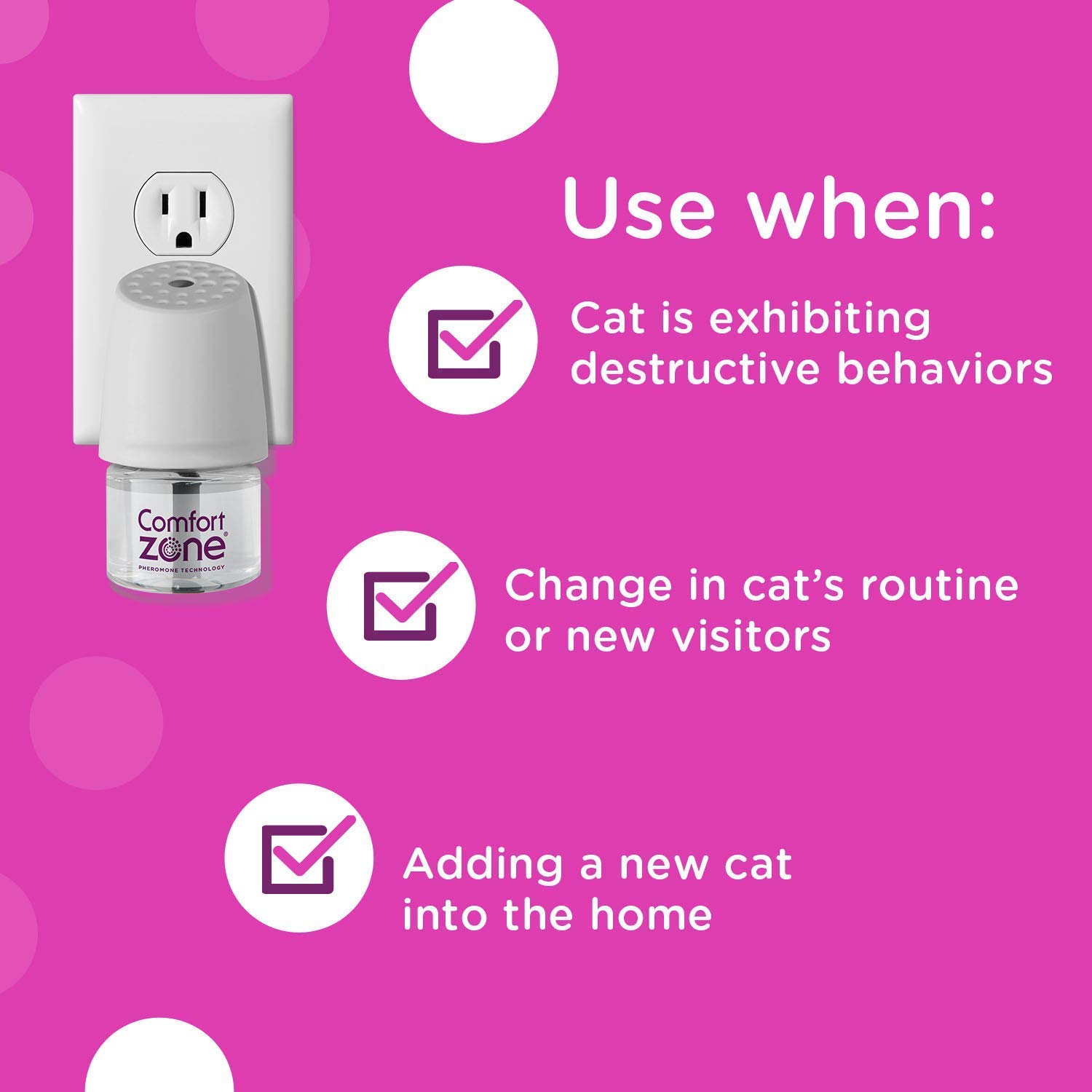 Comfort Zone Basic Calming Diffuser Kit for Cat Calming